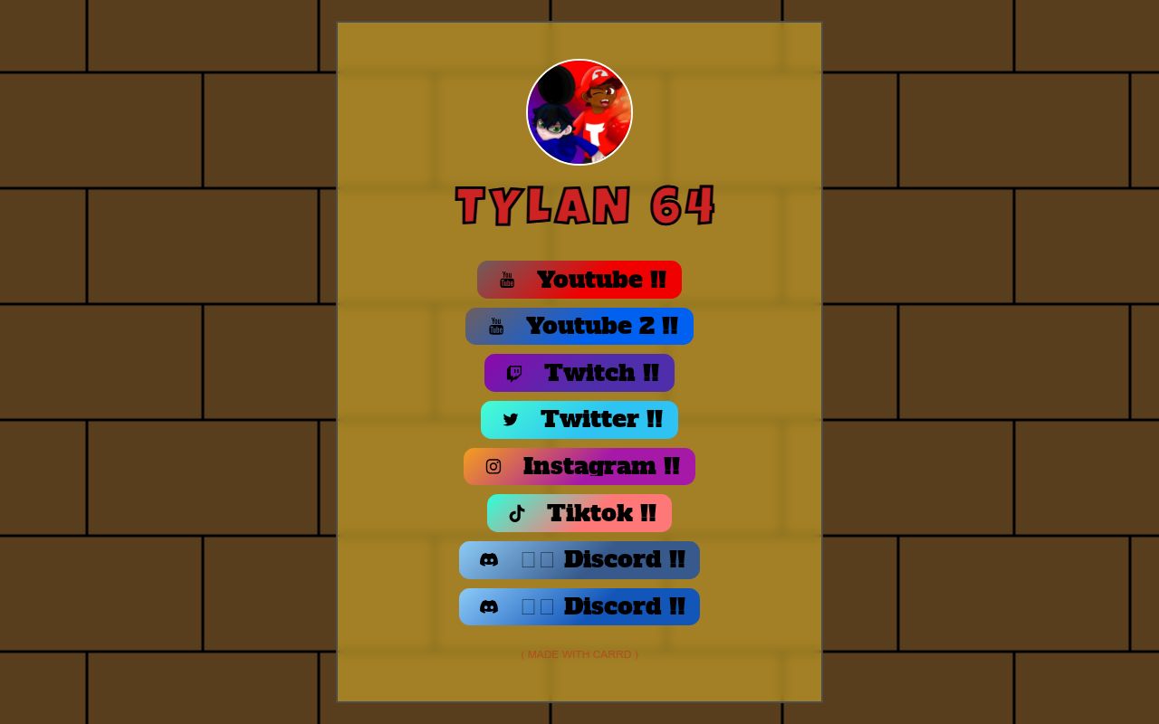 Tylan 64 • YouTube Card